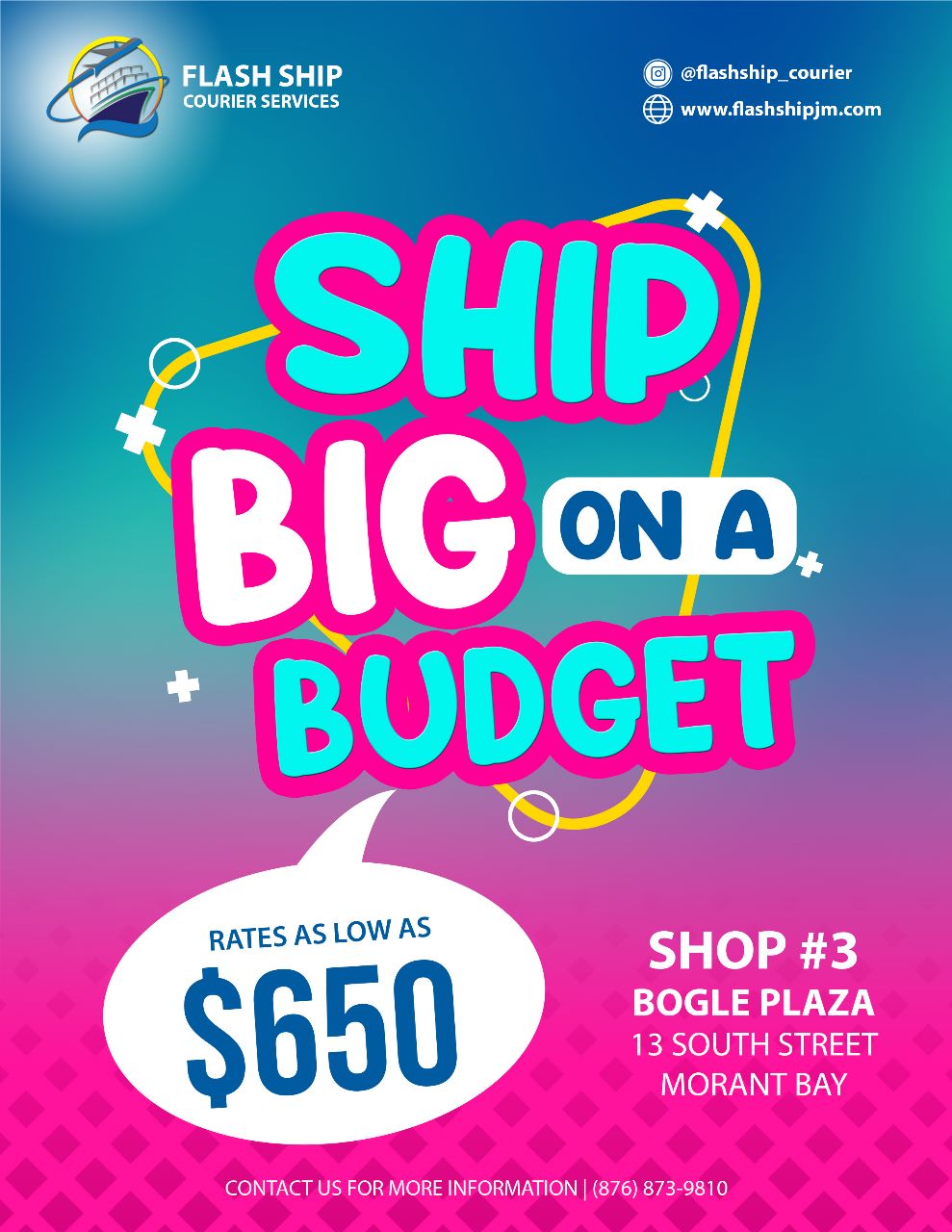 Rates – Flash Ship Courier Services